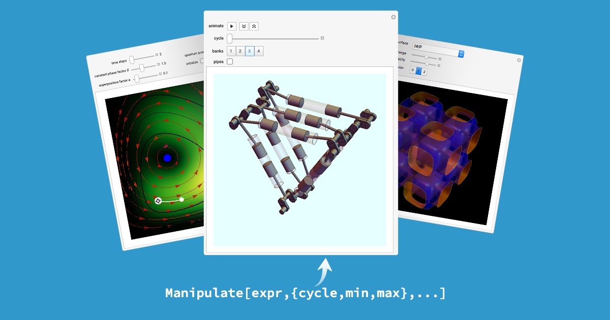 Wolfram Interfaces de usuario: Create Interactive GUIs