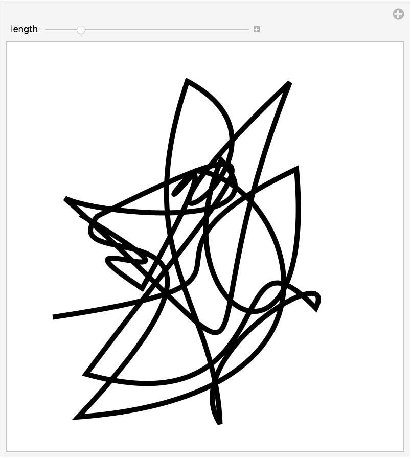 Random Scribbles in 2D and 3D: Wolfram Programming Lab Gallery