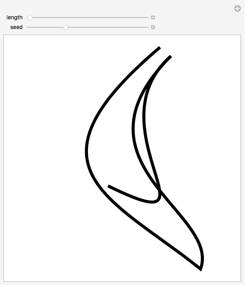 Random Scribbles in 2D and 3D: Wolfram Programming Lab Gallery